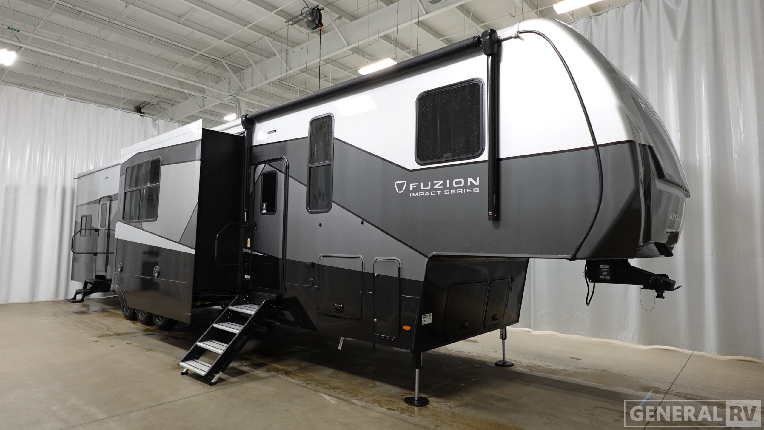 New 2026 Keystone RV Fuzion Impact Edition Fifth Wheel 418 Toy Hauler ...